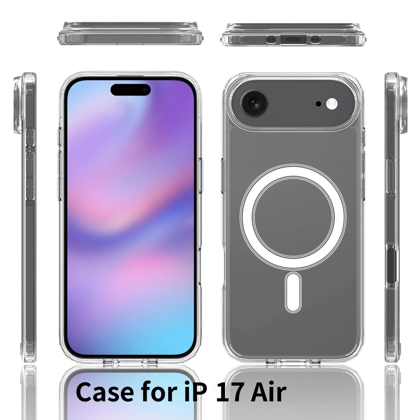 Magnetic Phone Case for Iphone 17 Pro - Customize Wireless Charging
