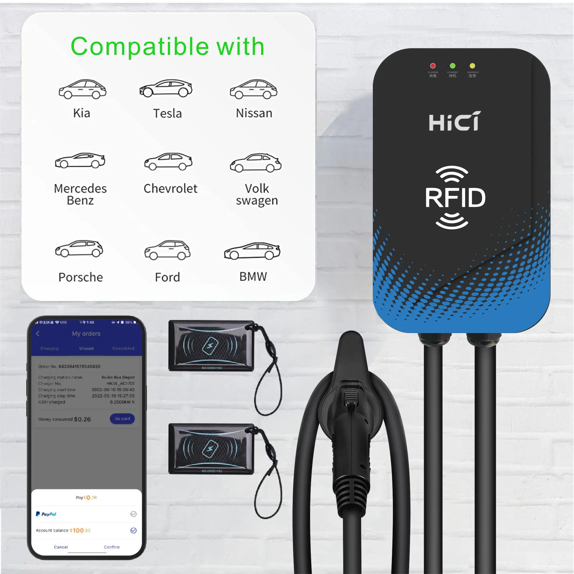 HICI Solar EV Charger - Efficient Battery Top-up Solutions