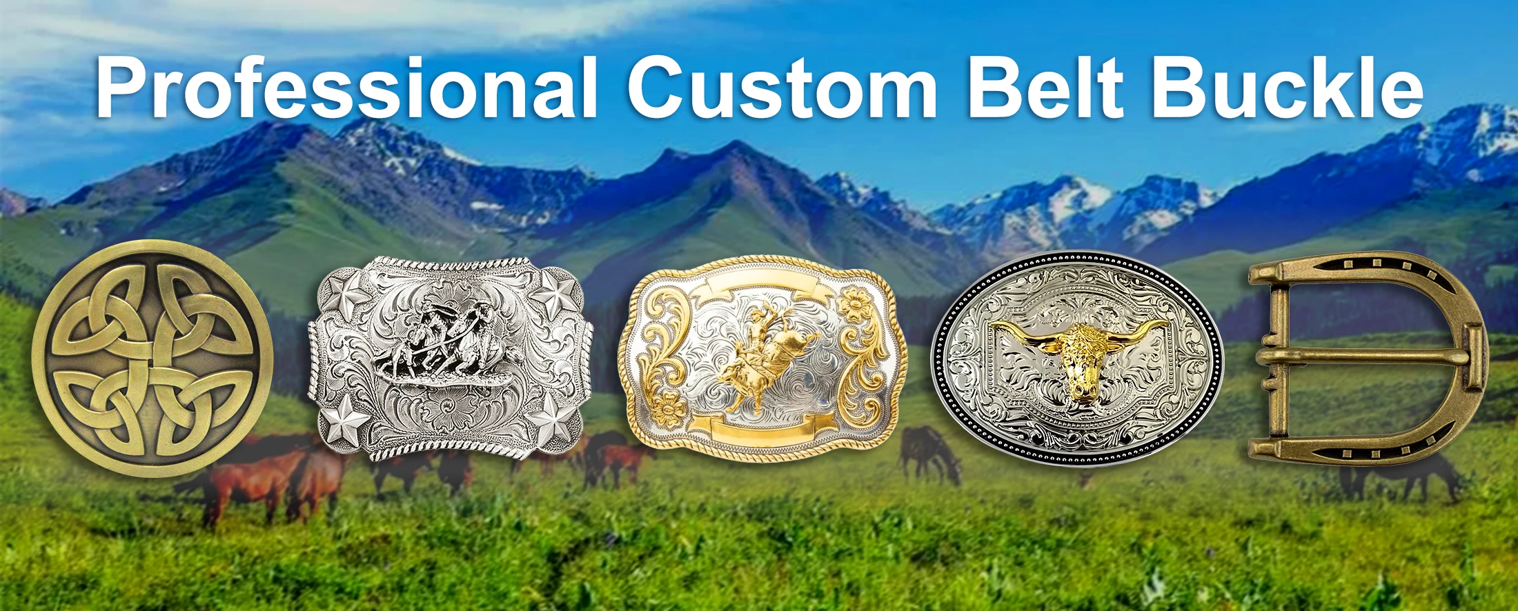 Western Cowboys Belt Buckle Manufacturers Custom Logo Metal Blanks ...