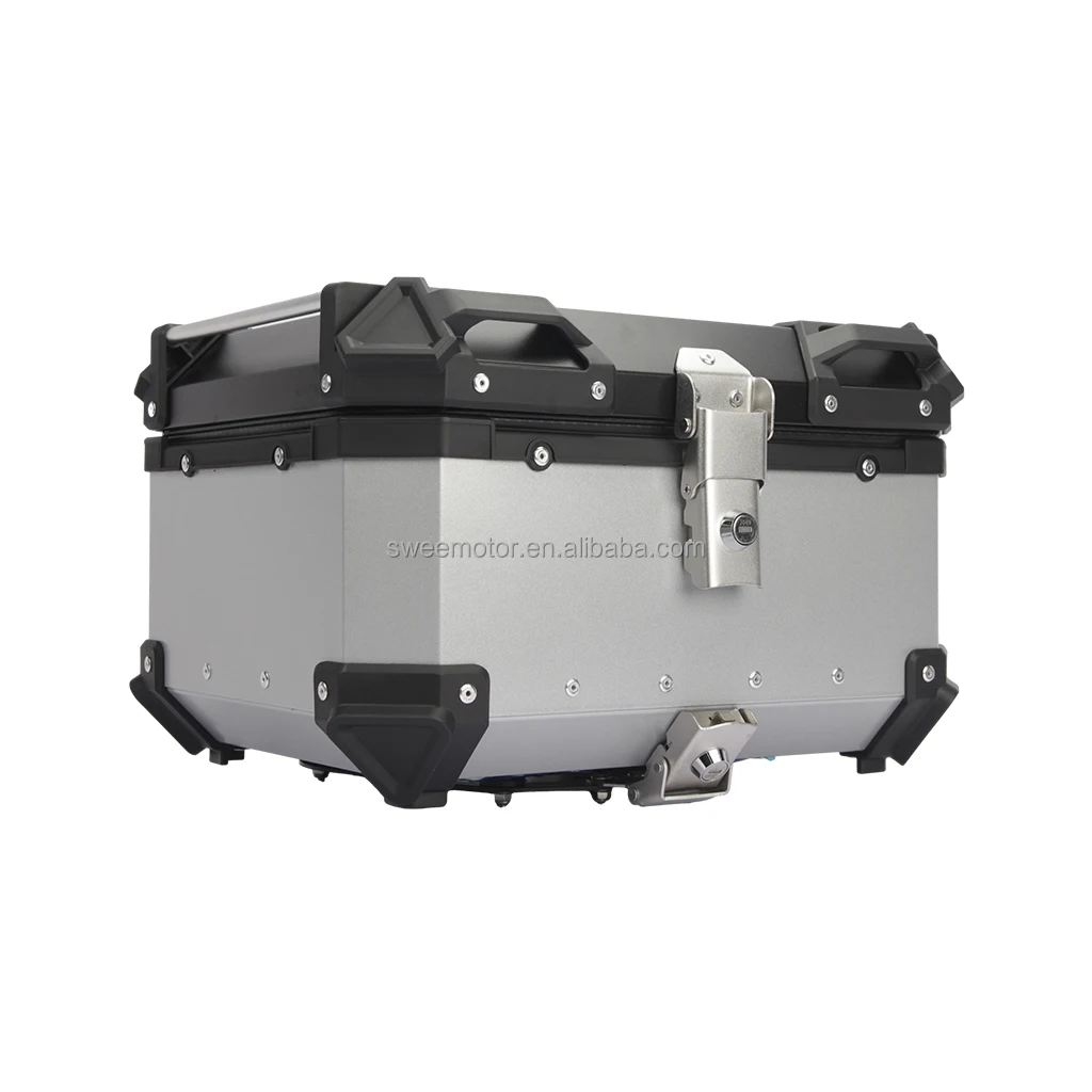 Sweer 32l Motorcycle Top Box Aluminum Alloy Motor Vehicle Tail Storage ...