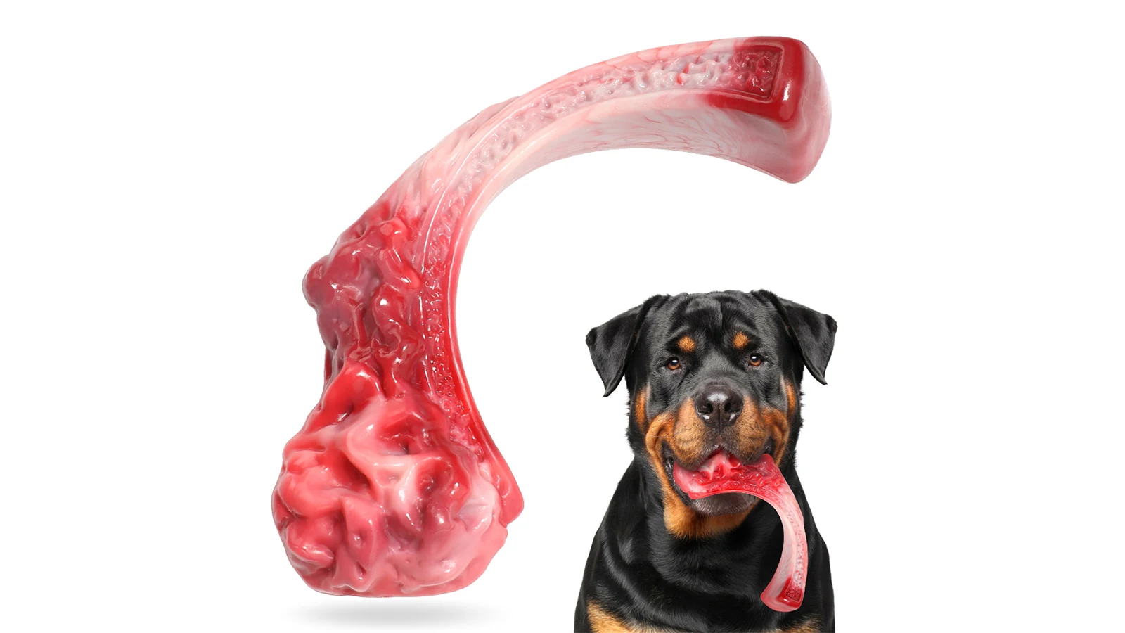 Novelty Designed Dog Chew Toy Simulation Tomahawk Steak Shape Beef ...