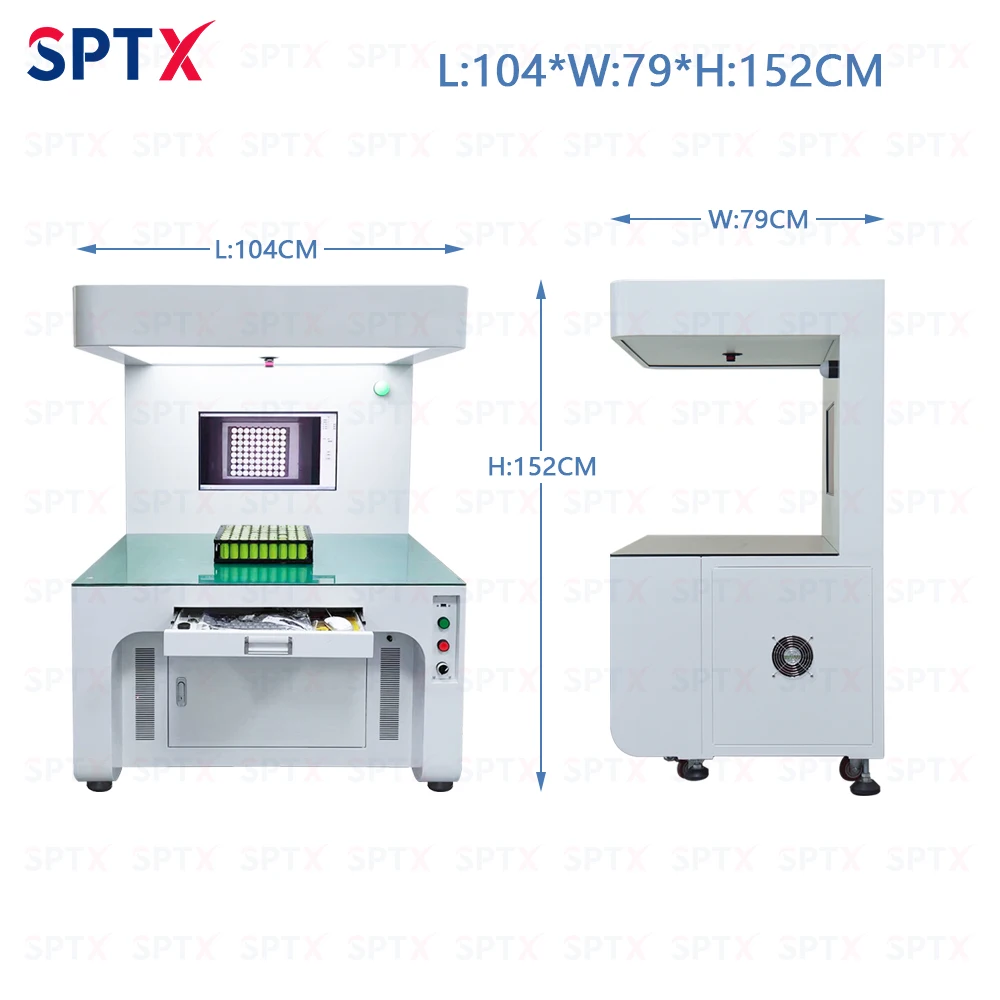 Cylindrical Battery Pack CCD Tester - Visual Inspection