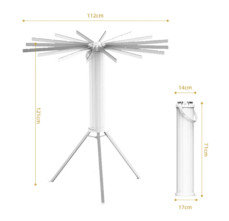Space-saving Octopus Clothes Drying Rack - Portable & Foldable