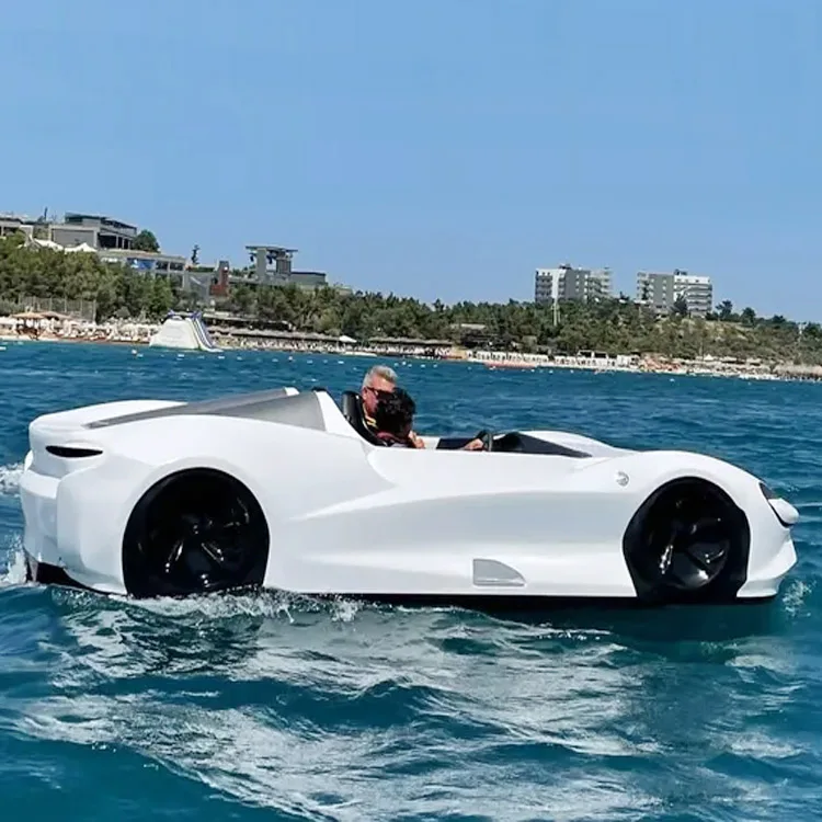 Modern Design Water Pleasure Boat Floating Car Driving On Water Jet Ski ...