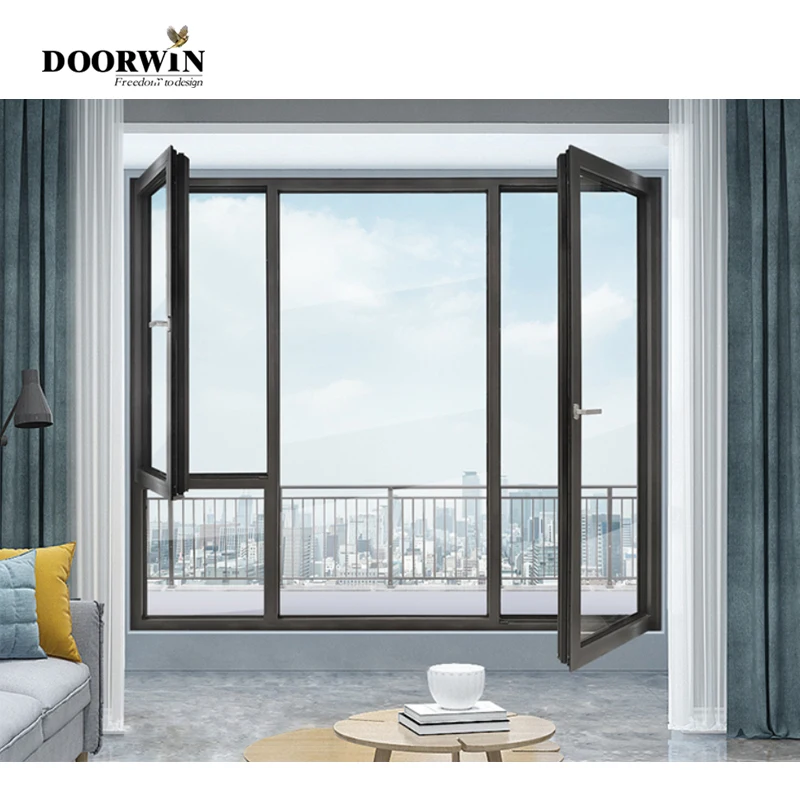 Top Window Brand Ultra Narrow Glass Windows and Doors Aluminum Alloy ...