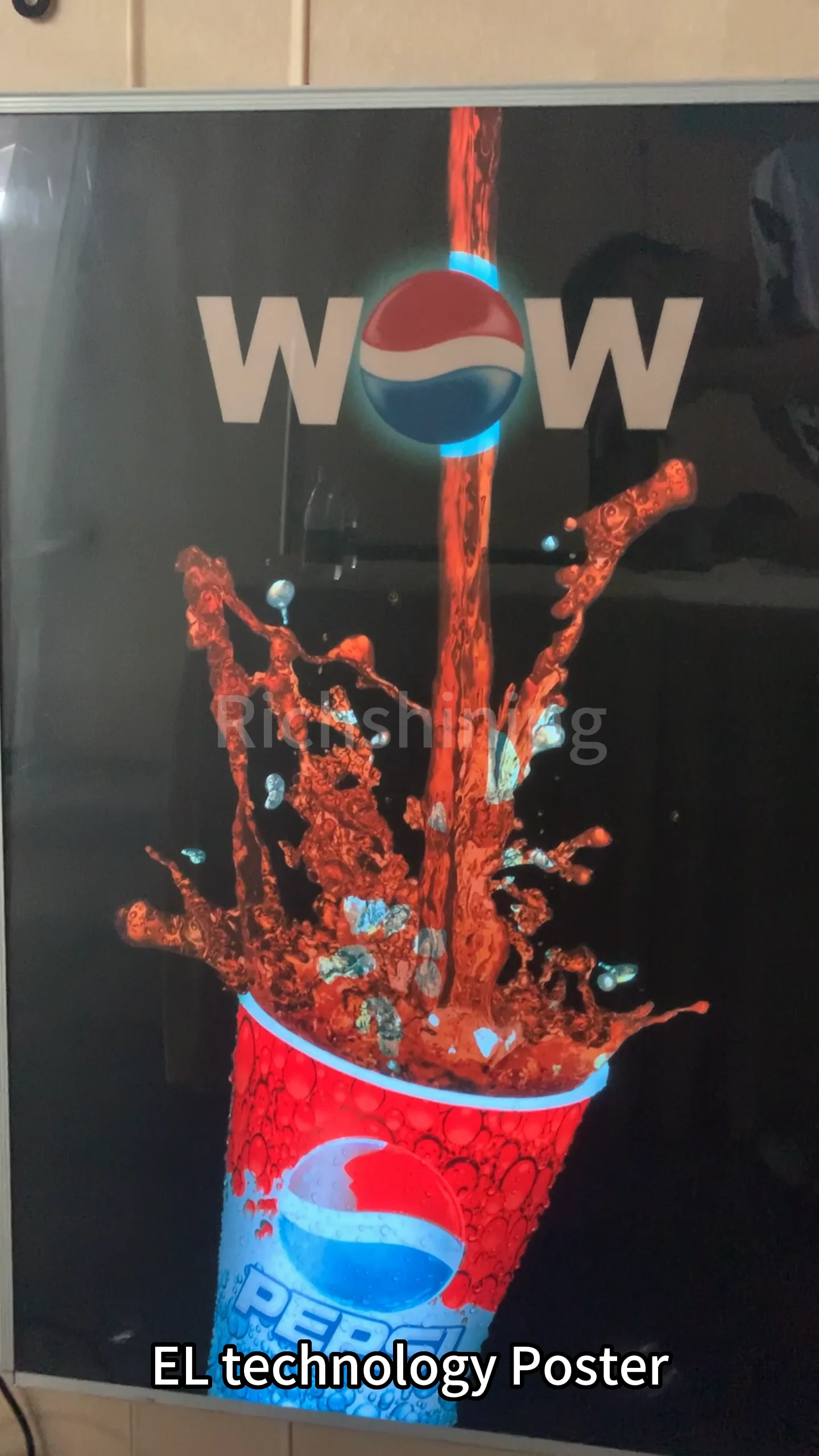 Custom Animated Colorful El Display Poster High Quality Customized ...