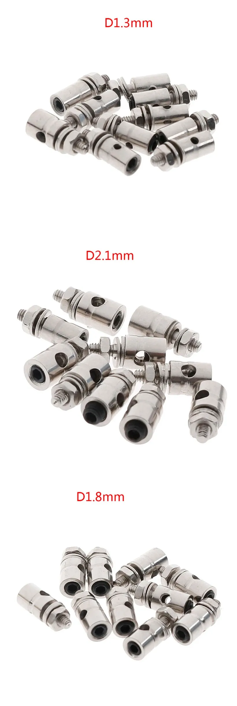 Pack Of 10 Rc Airplane Boat Push Rods Linkage Stopper Servo Connectors ...