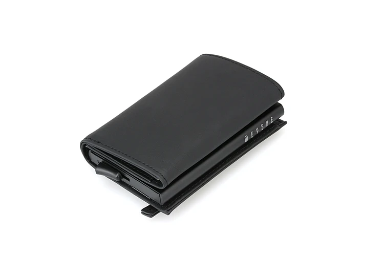 Custom Genuine Leather RFID Blocking Wallet for Men