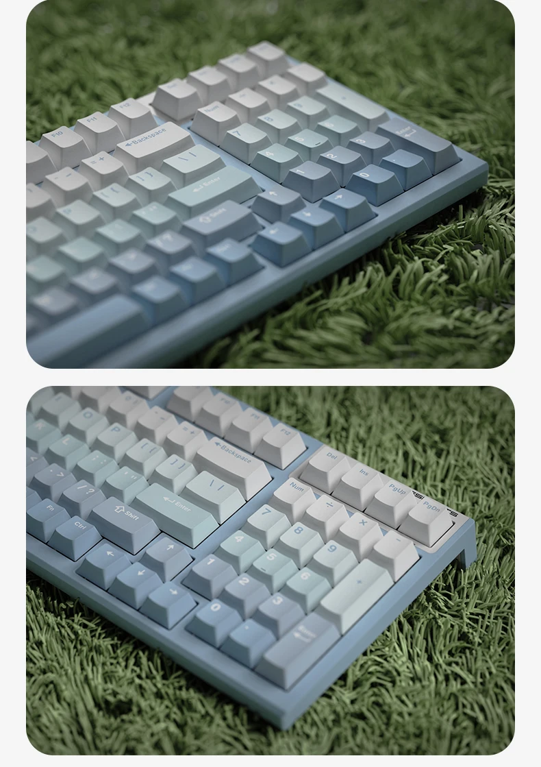 FLESPORTS Gradient Keycap Mechanical Keyboard - PBT Material