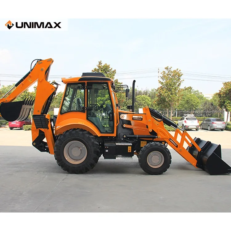 Retroexcavadora Mini Tractor Backhoe Loader With Wheel Backhoe And ...