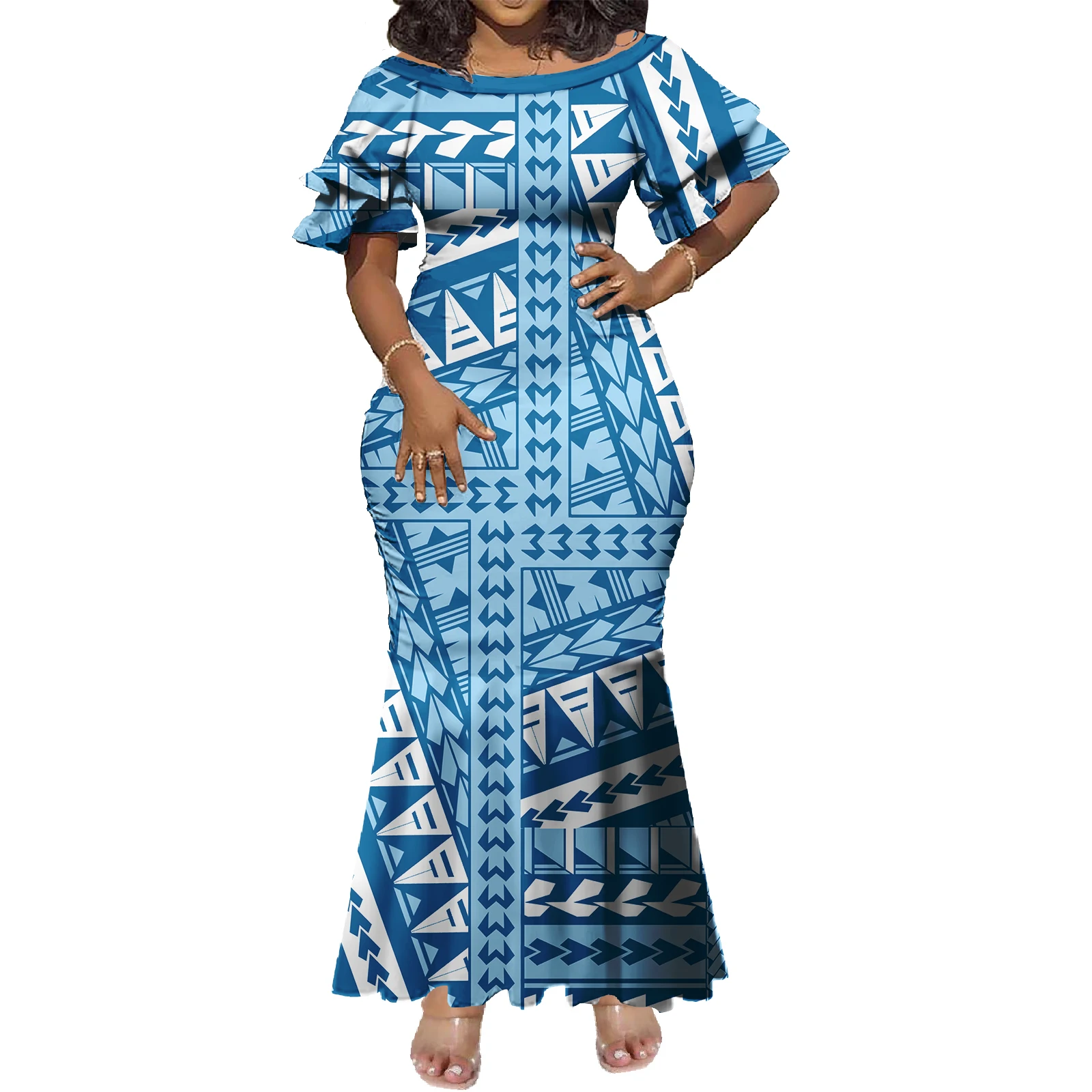 Polynesian Tribal Samoan Fijian Custom Print Logo 2024 For Woman's ...