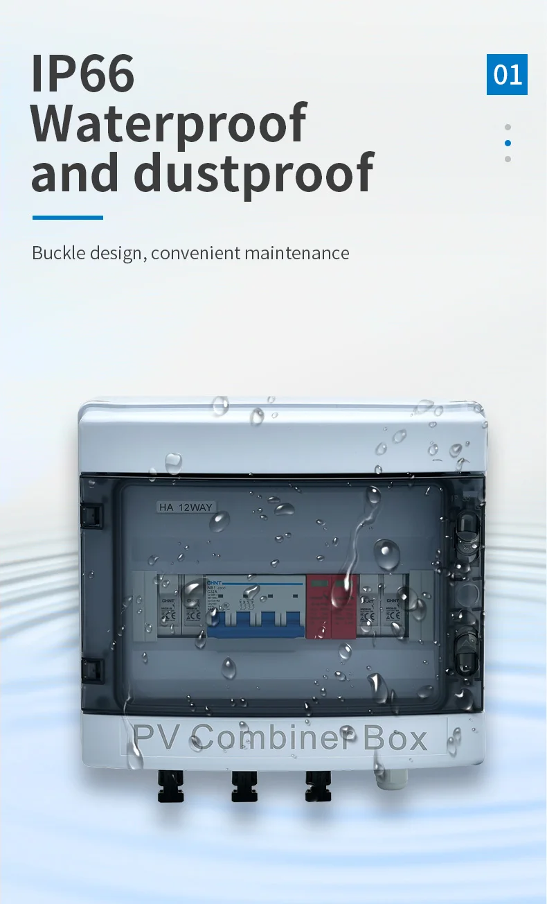 Saipwell Steel Metal Waterproof Power Solar Pv Combiner Box 1000vdc 16 ...