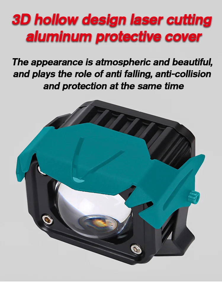 20W LED Work Light Pods Square 24V/12V LED Lights for Car Truck SUV ATV ...