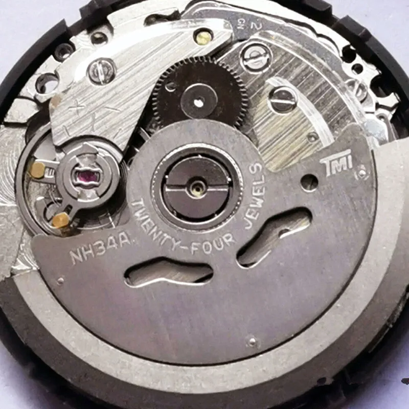 Japan 24 Jewels Automatic TMI NH34A GMT Date Movement