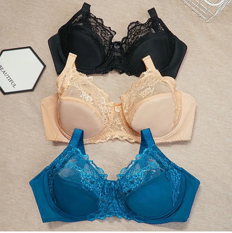 Shop Our Hot Sale E F Thin Cup Bra & Panties Set for Plus Size