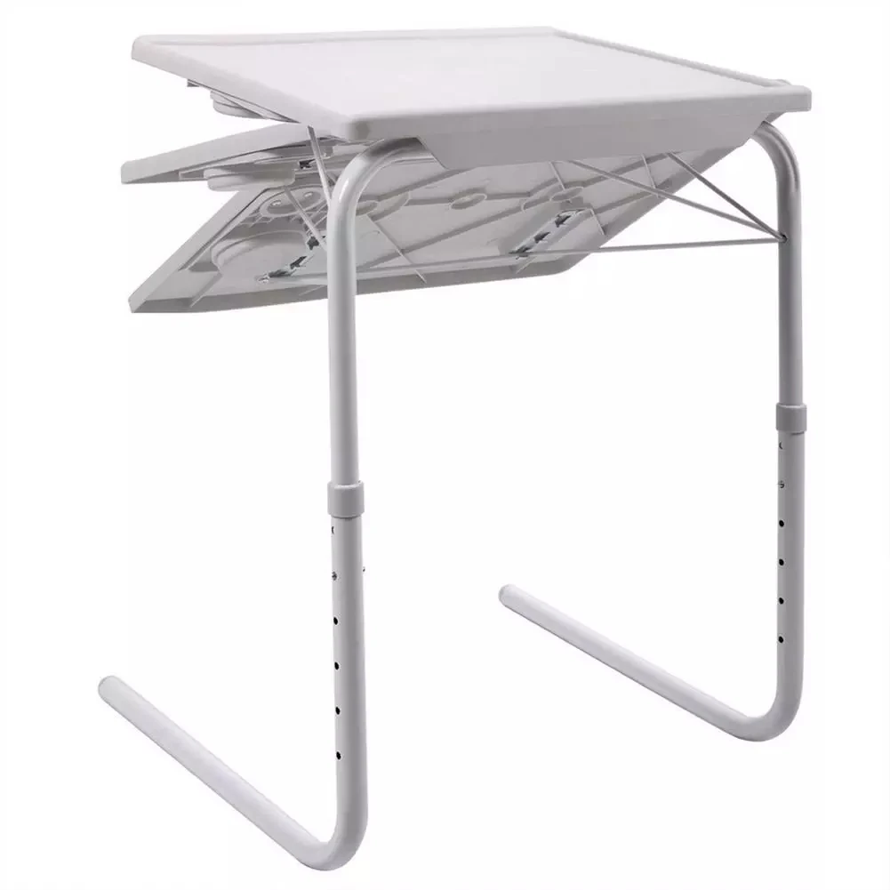 Portable Adjustable Computer Table Folding Bed Side Sofa Side Table ...