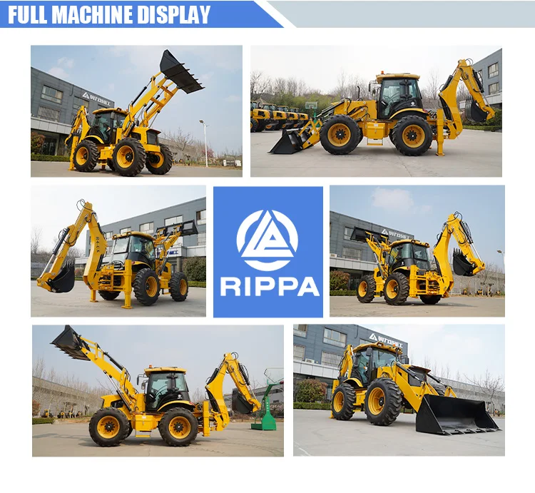 Rippa Backhoe Loader - Efficient Wheel Loader for Farm Use