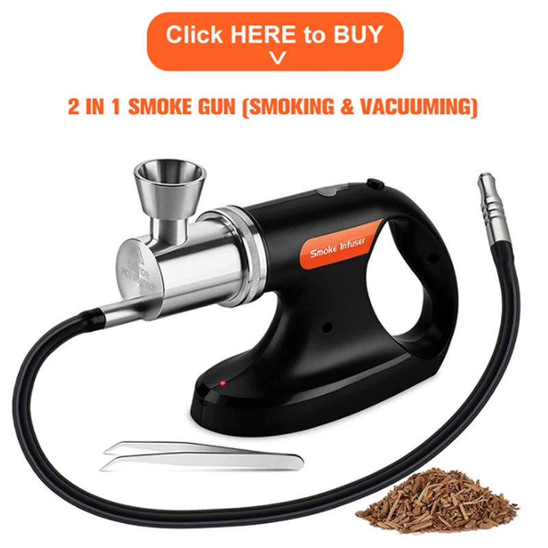 Professional Handheld Smoke Gun Cold Smoker Vacuum Function Usb Smoking ...