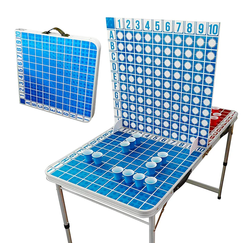 Party Games Folding Battle Shot Game Table - Battle Ship Table