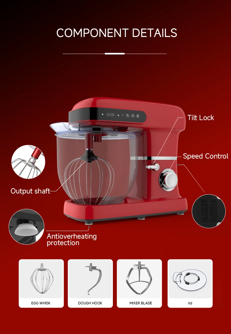 Cheftronic SM-A02P 10L 2200W Food Mixer - Versatile & Powerful