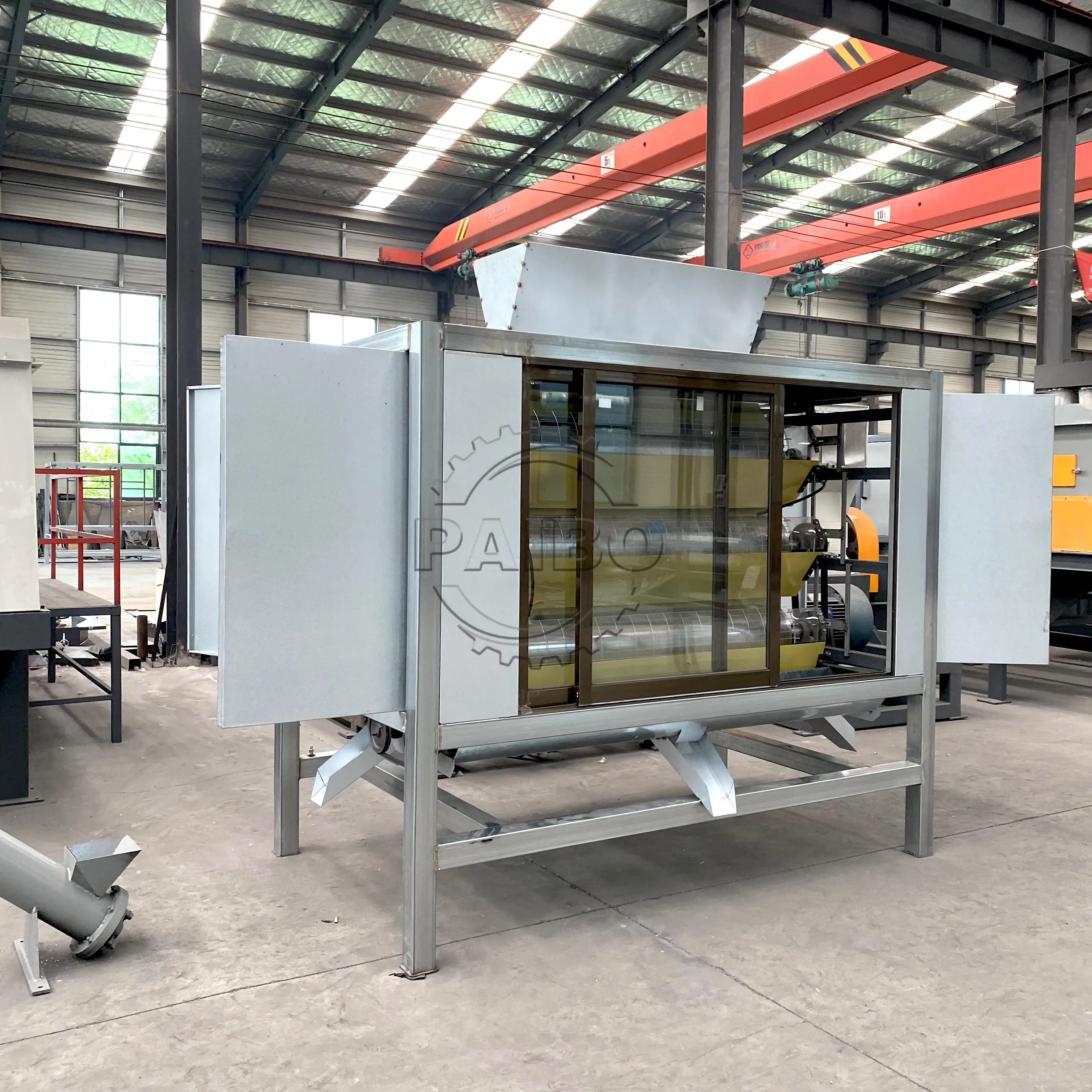 Electrostatic Separator Aluminum Plastic Three-Roll Triboelectric ...