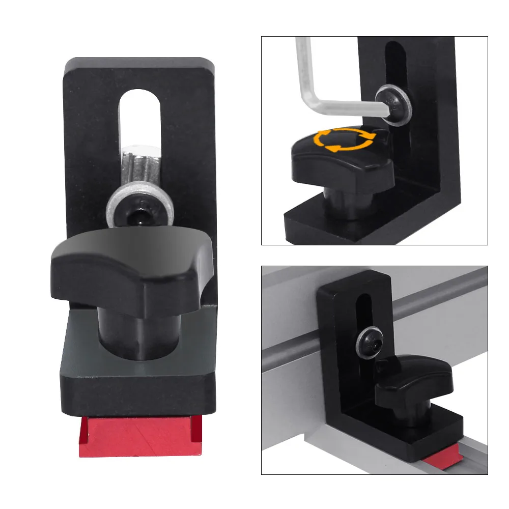 Custom Aluminum Miter Track Stop,Workbench T-slot T Track Flip Stop ...