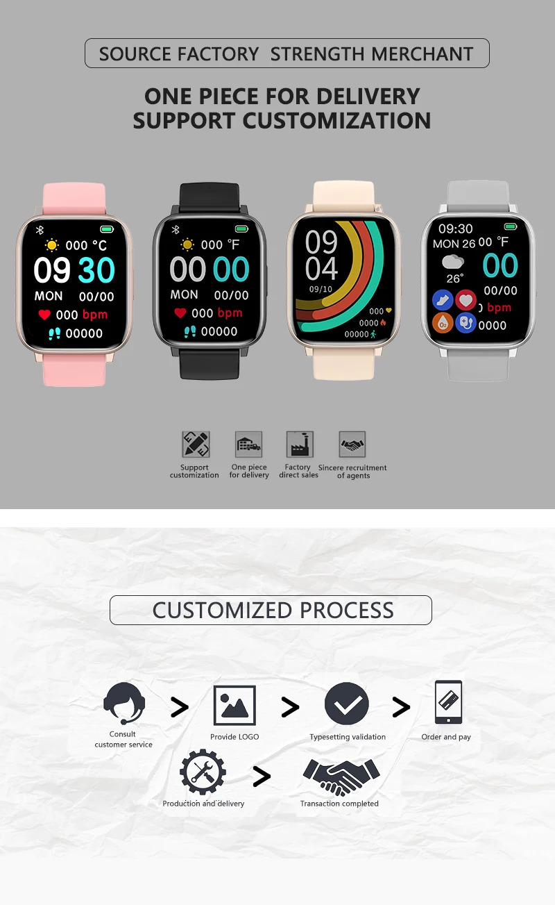 H9 Ultra Series 8 Smart Watch Men Women Blood Pressure Heart Rate ...