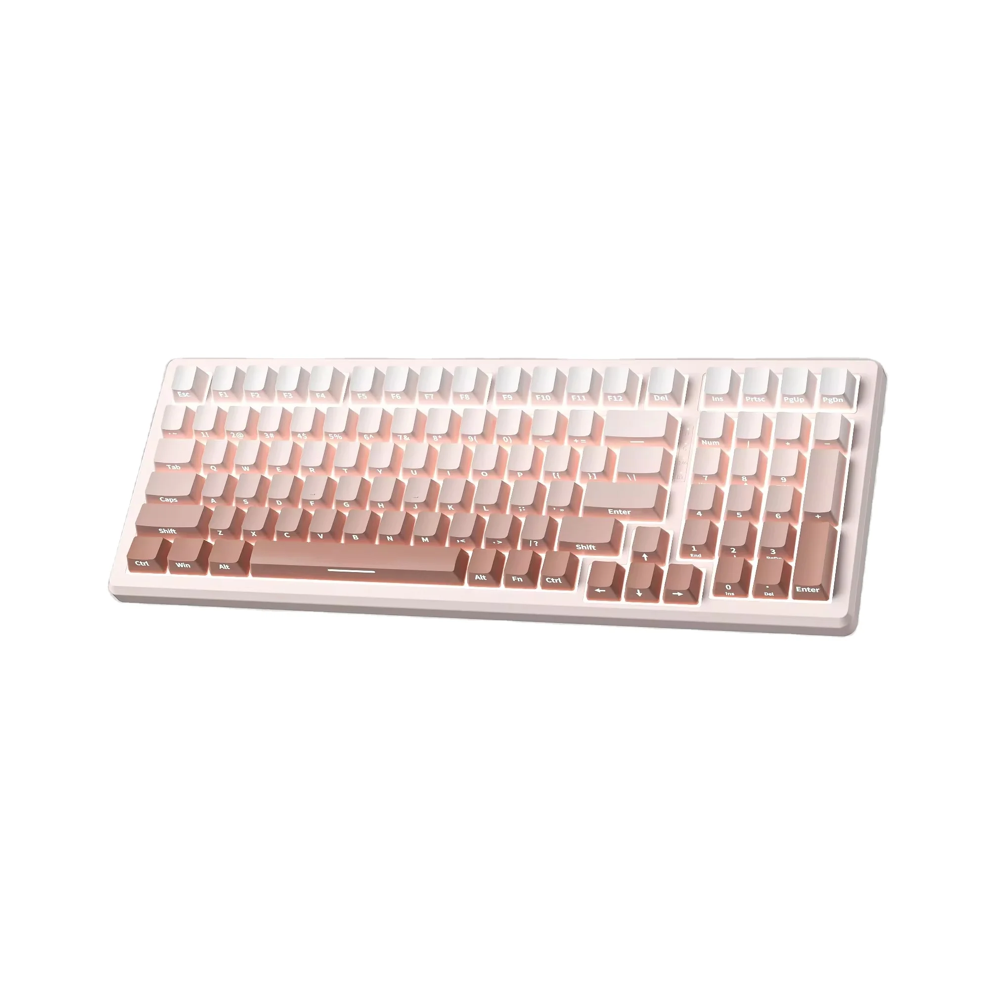 K99 Hot Swap 90% Keyboard Gradient Pink Side Printed Double Shot Pbt ...
