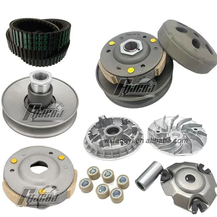 Motorcycle Parts Variator Set With Roller Fan Drive Pulley Clutch for ...