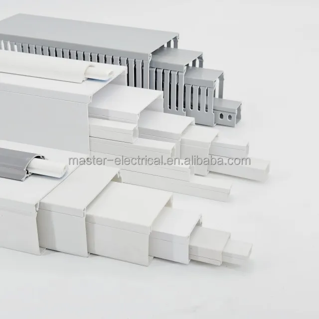 Cable Trunking Duct - PVC Cable Tray Electric Trunk 16x16-100x100 with ...