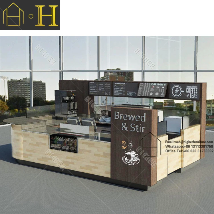 Luxury Food Kiosk Design for Retail - Customizable Solutions