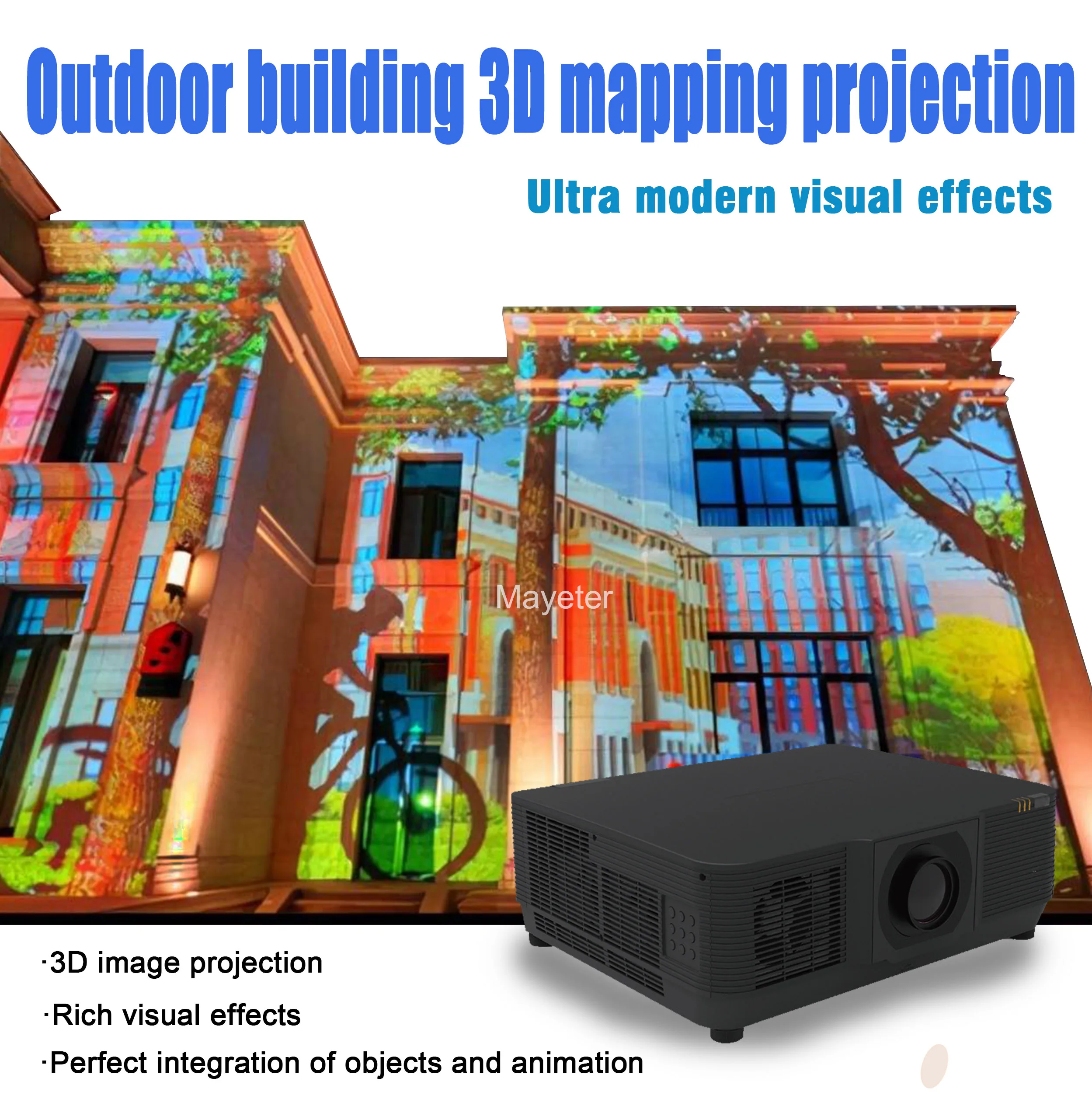 Public Building Transparent Hologram Projector Screen Interactive ...