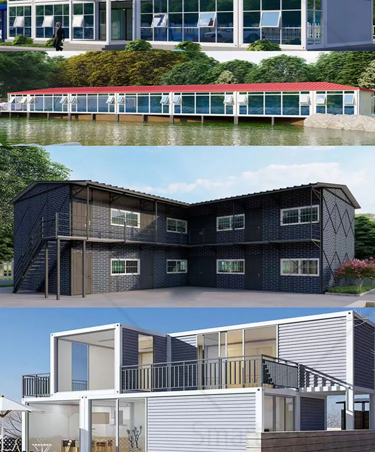Two Story Modular Prefab Prefabricated Modern Shipping Container House ...