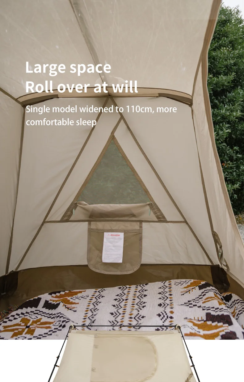 Naturehike Outdoor Camping Sleeping Cot Tent - Four-season