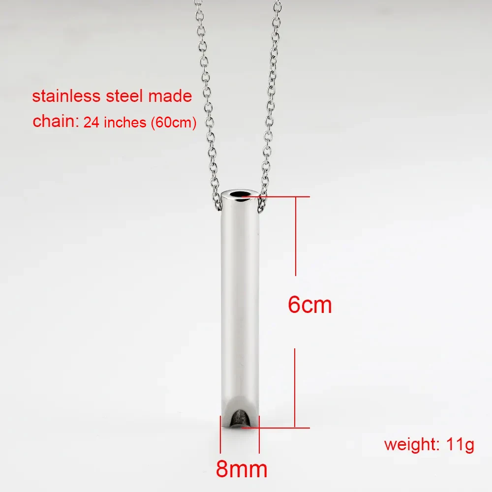 Custom Stainless Steel Stress Relief Anti Anxiety Whistle