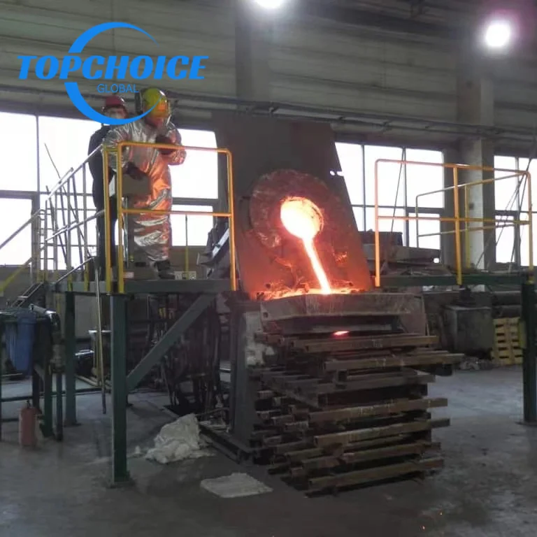 Auto Tilting Low Noise Industrial Electric Furnaces Small Copper ...