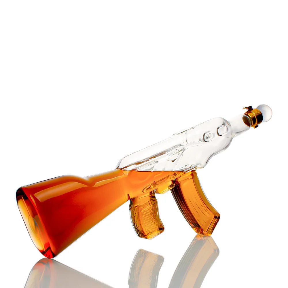 Alibaba.com: AK47 Rifle Shape Borosilicate Glass Bottle with Bullet ...