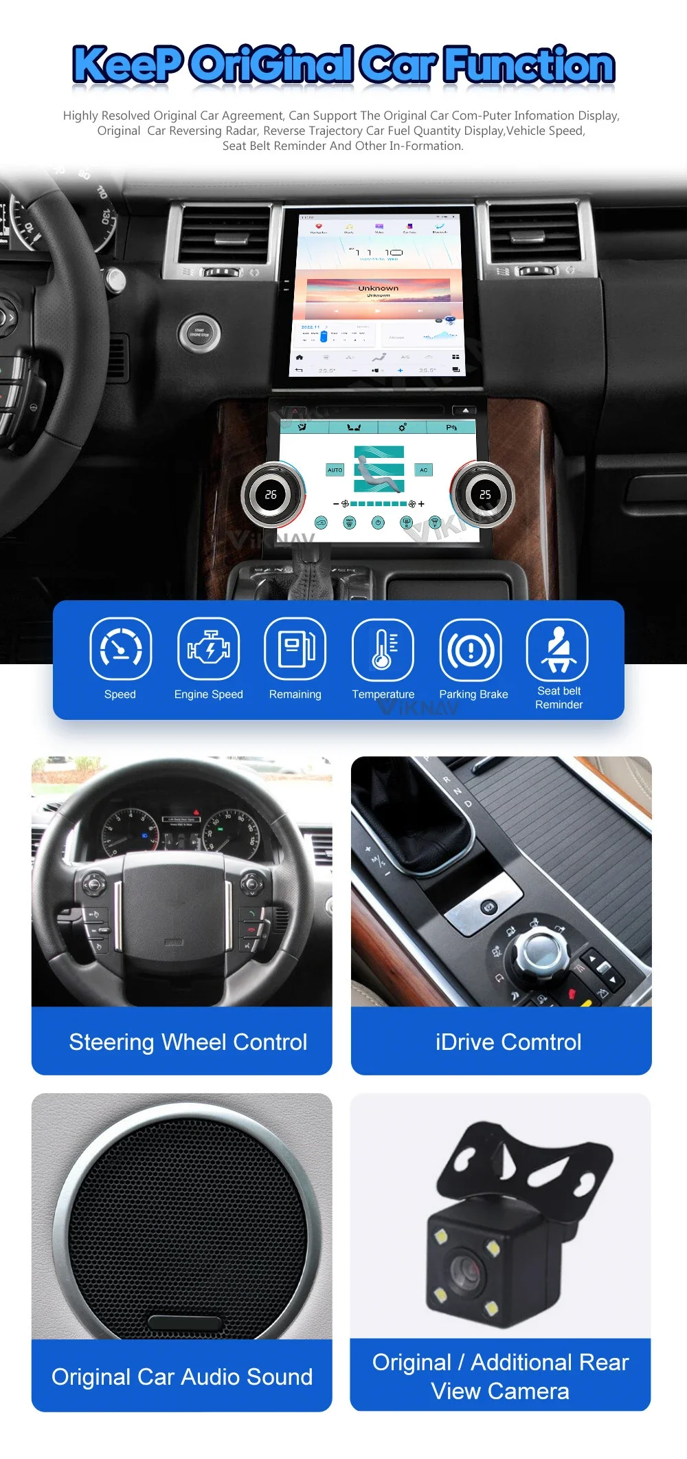 Android Car Radio for Land Rover Range Sport L320 2009-2013