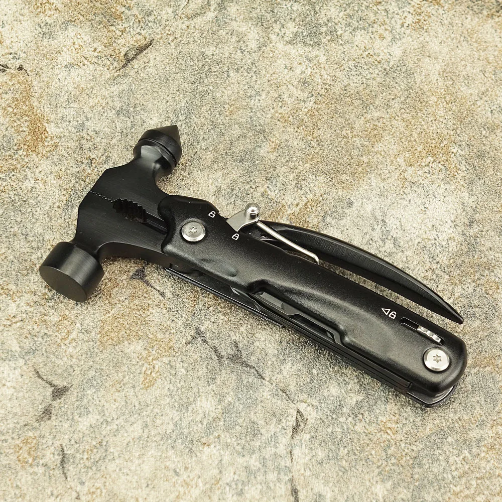 Stainless Steel Multitool Hammer All In One Tool For Camping Hiking ...