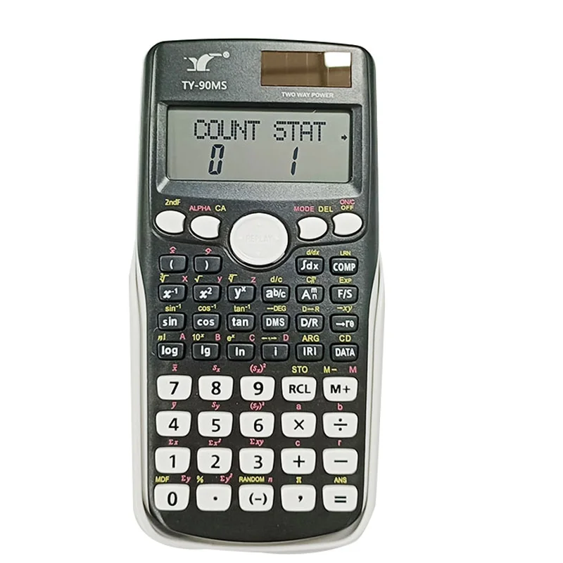 90MS Two Lines Display Calculator 16 Digits Scientific Calculator ...