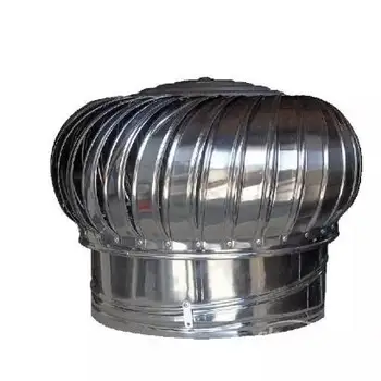 201 Stainless Steel Turbin Digerakkan Angin Industri Menginstal Gudang ...