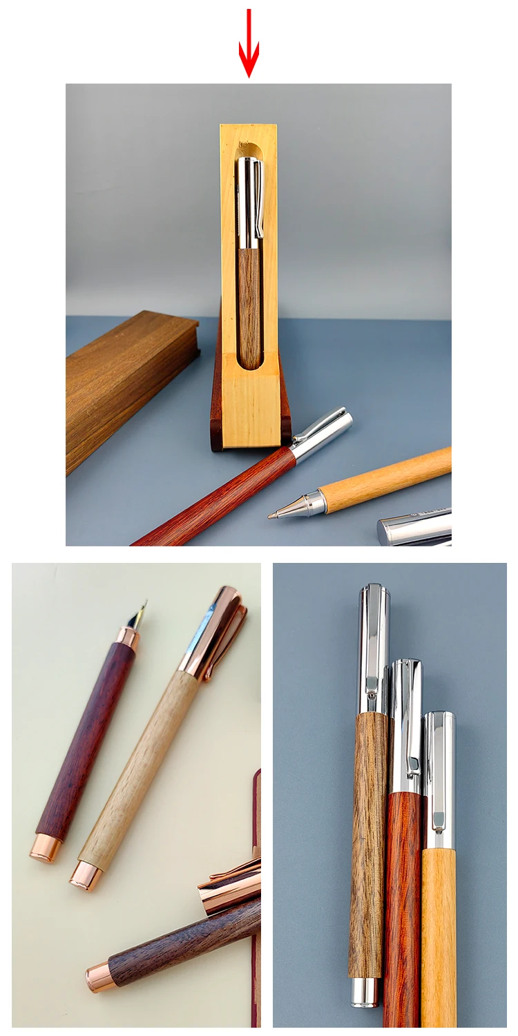 Luxury Wooden Fountain Pen Kits - DIY & Inkless Pencils