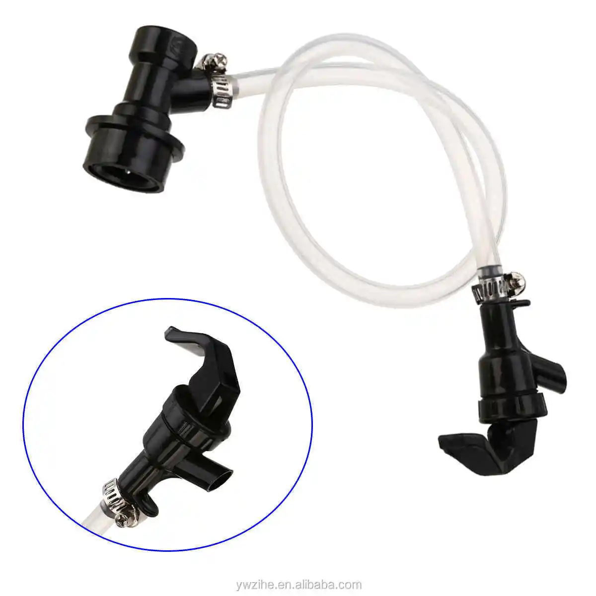 Beer Silicone Tube Threaded Ball Lock Beer Plastic Picnic Faucet Beer ...