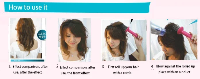 Innovative Hair Curling Round Roll Comb Without Hot 17 Teeth Round ...