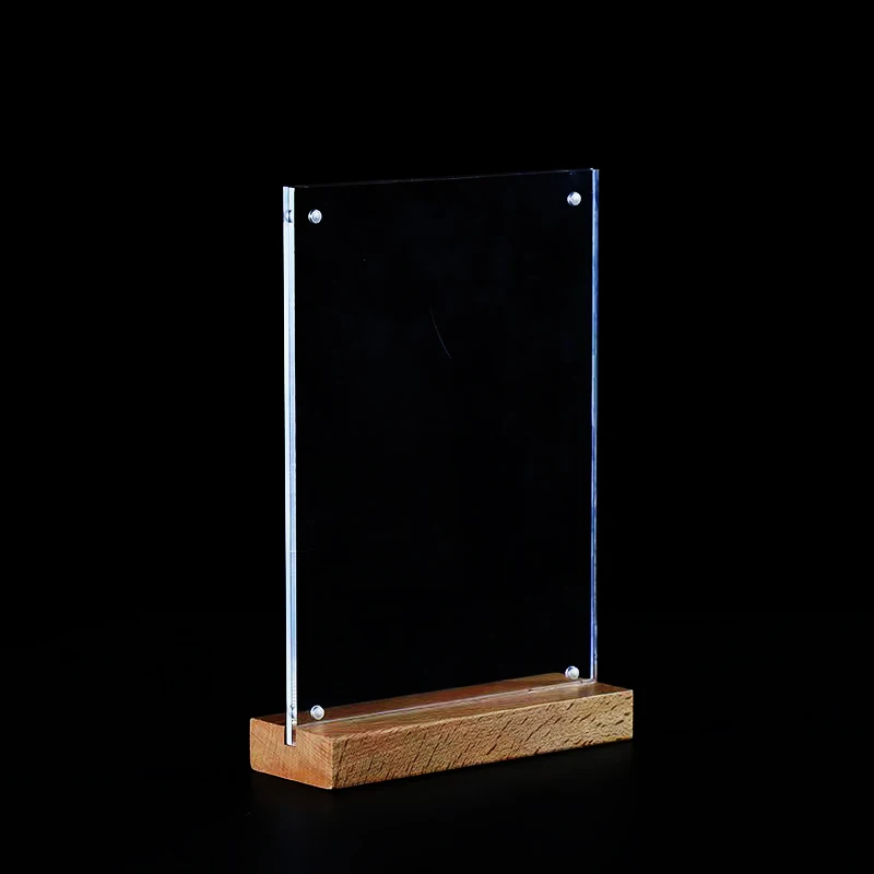 Acrylic Advertising Poster Stands - Durable & Portable
