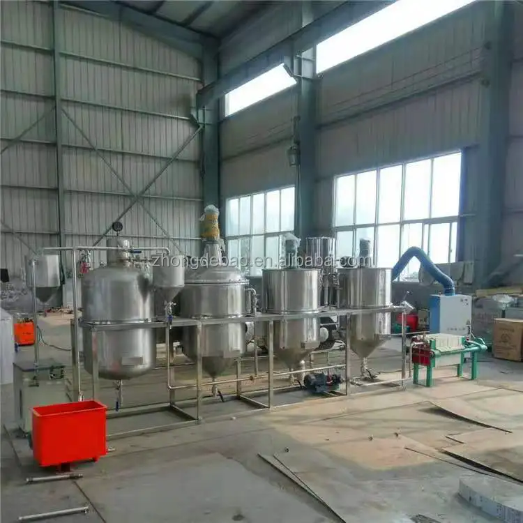 Small Cooking Oil Refinery Machine Sunflower Crude Edible Oil Refinery ...