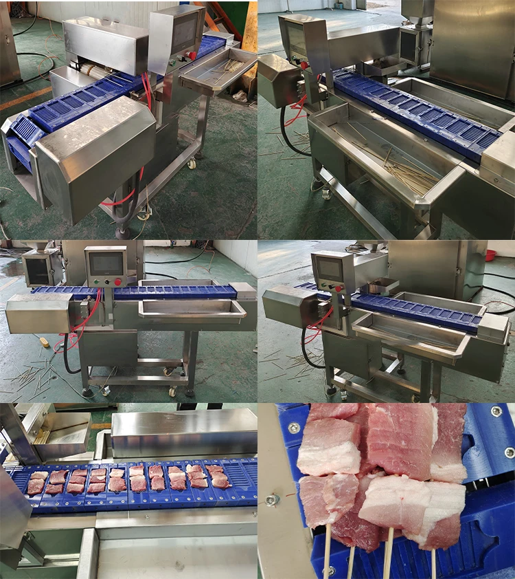 Sell Well Automatic Chicken Nugget Shaping Machine Meat Pie Frying Line ...