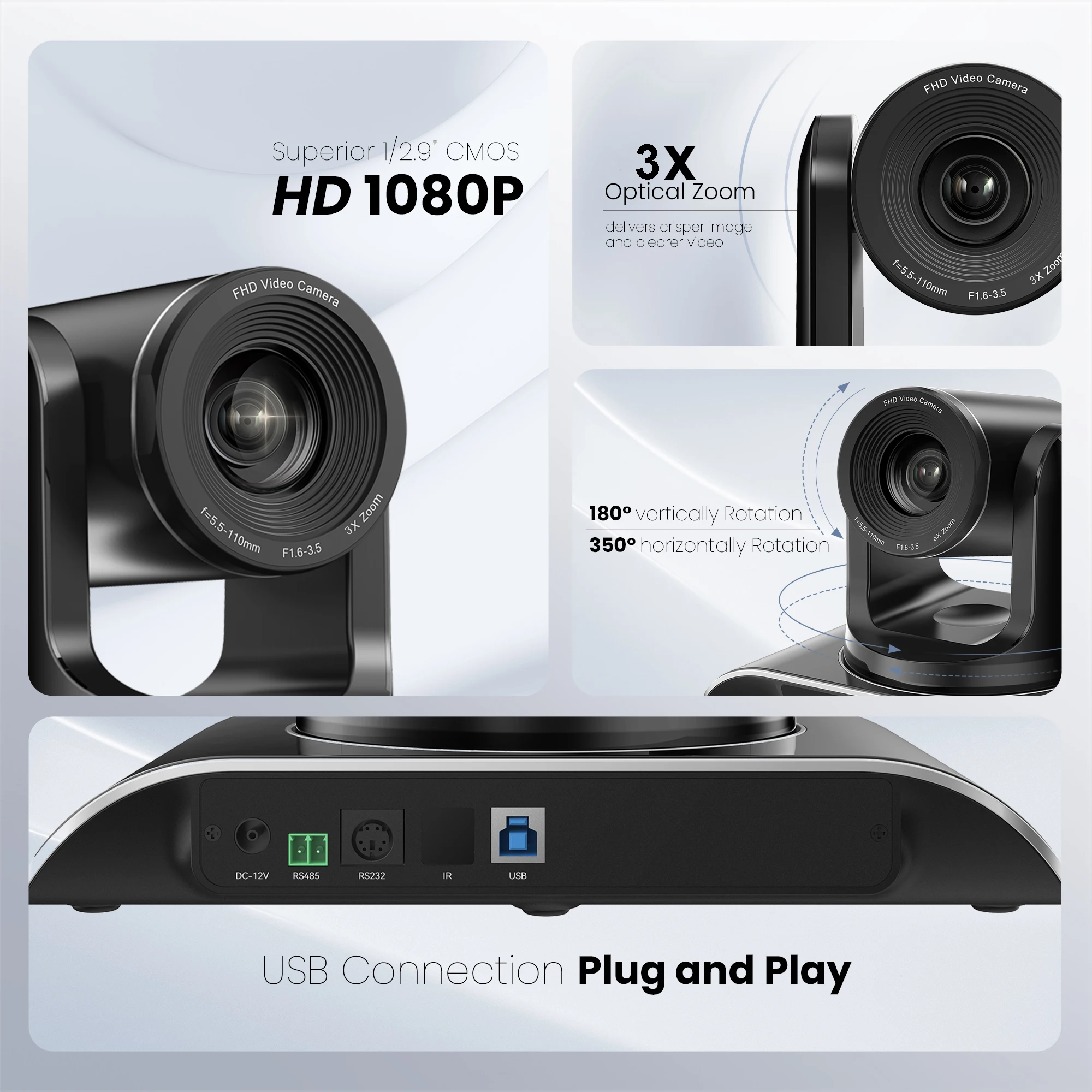 1080p Smooth& Stable Performance Ultra Wide Fied View At 129 Degree ...