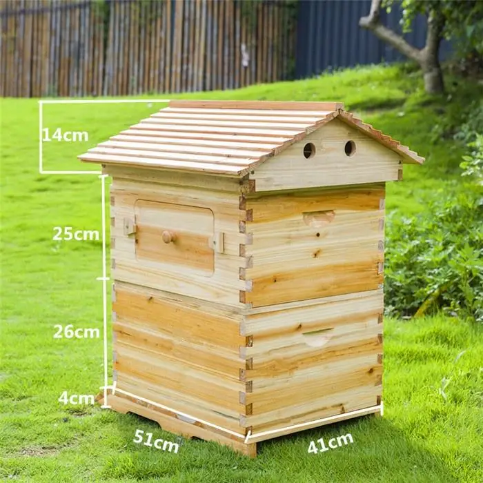 Beehive Self-flowing Hive For Bees Golden Palace Automatic Flows Hive ...