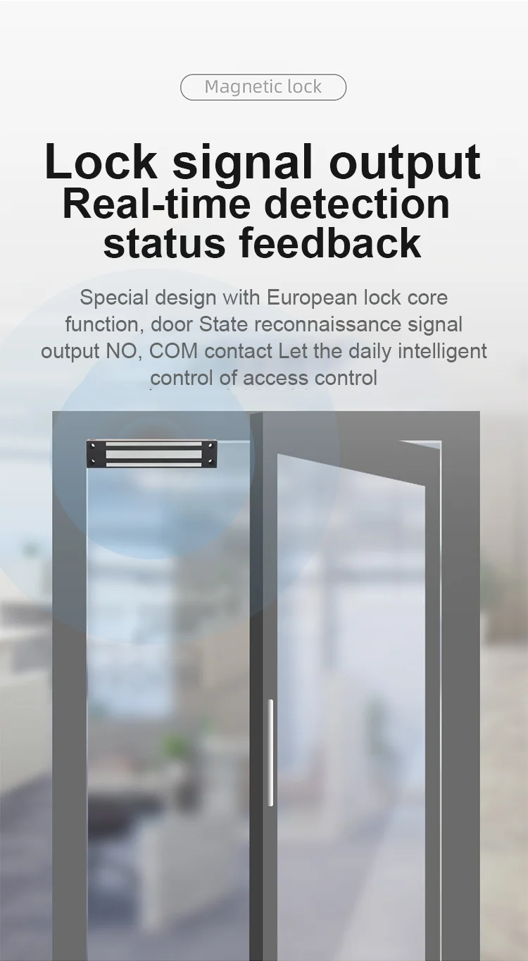 280kg 600lbs Electromagnetic Lock Access Control Door Em Lock Ip65 ...